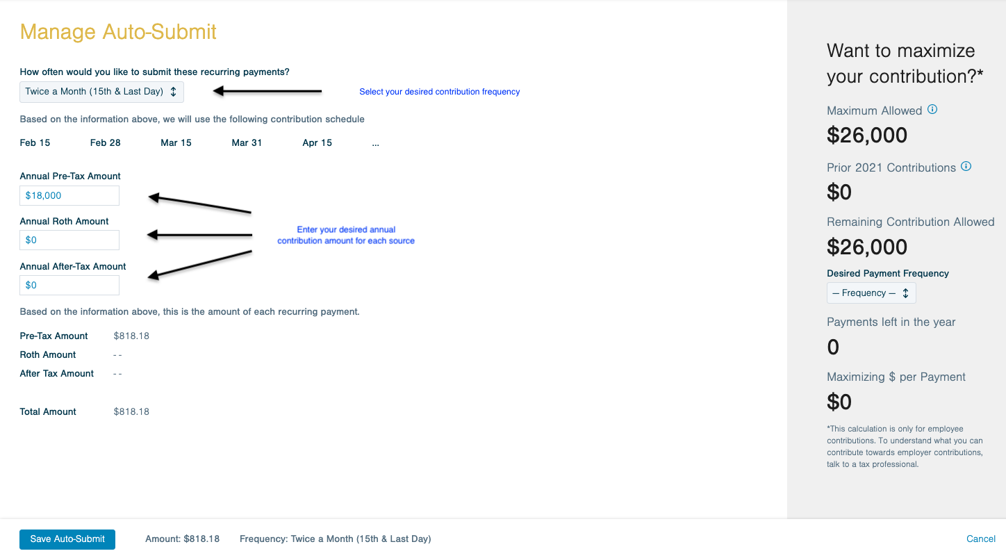 Setting Up Auto-Submission – ProgramPay